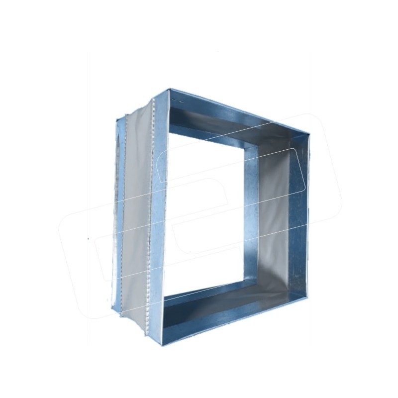 ACOPLE ANTIVIBRATORIO RECTANGULAR GALVANIZADO CON JUNTA FLEXIBLE ...